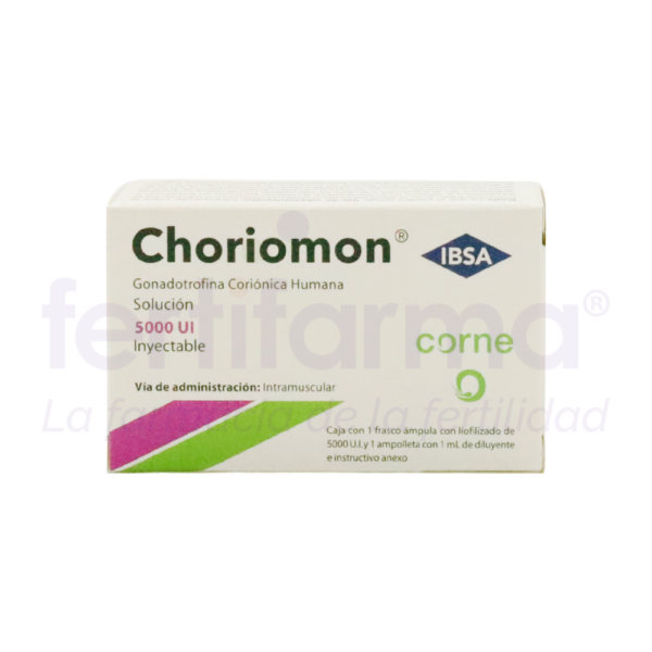 Venta de Choriomon 5000 UI solución inyectable 1 ml