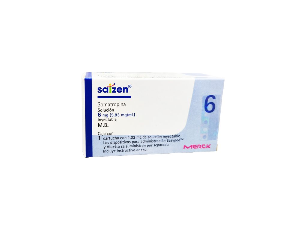 Saizen 6 mg solución inyectable