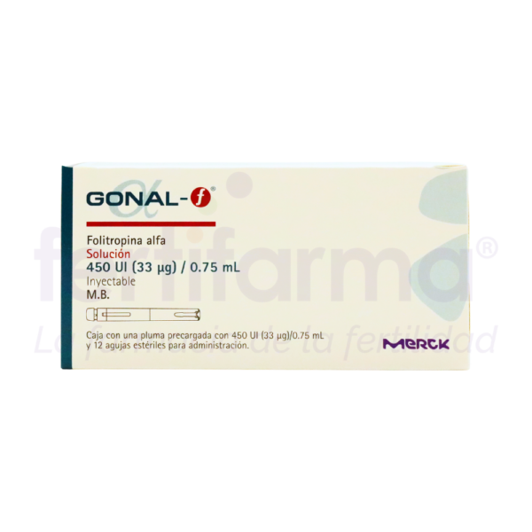 Gonal-f 450 UI solución inyectable